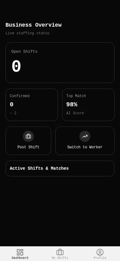 ShiftMatch AI Mobile