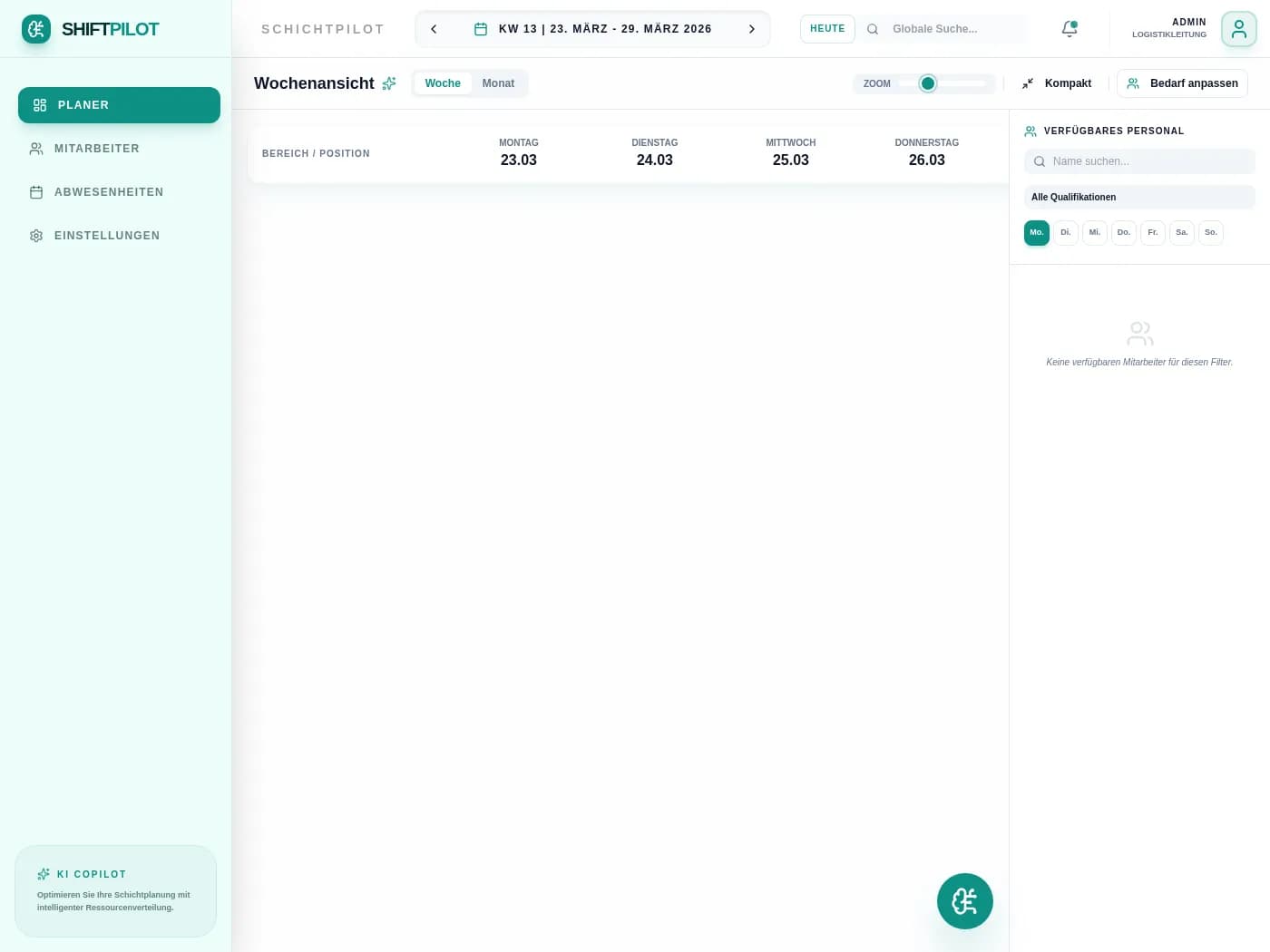 ShiftPilot Scheduler