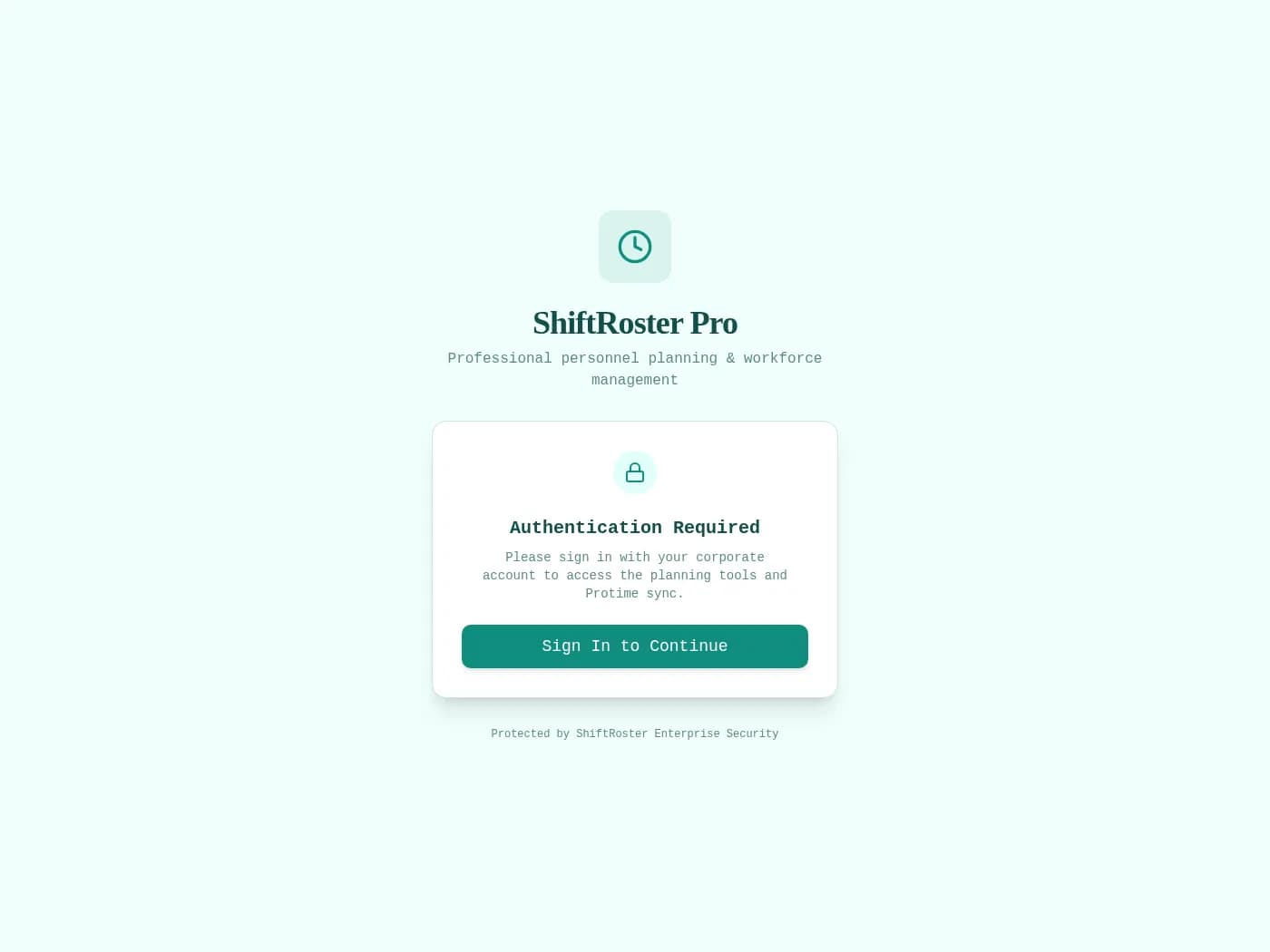 ShiftRoster Pro