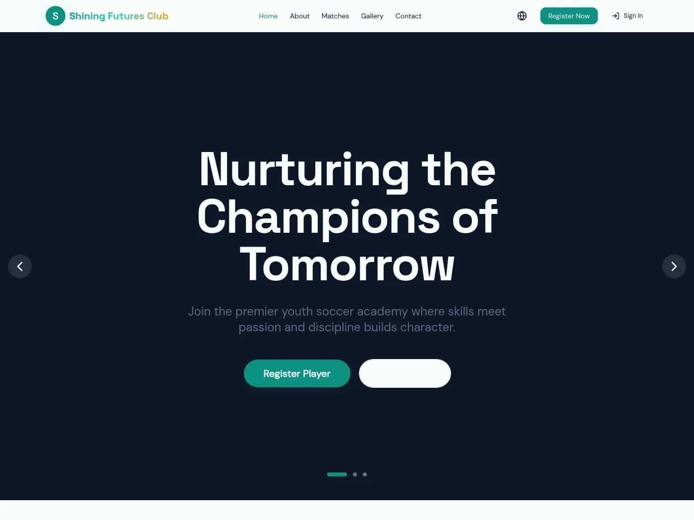 Shining Futures Club Web