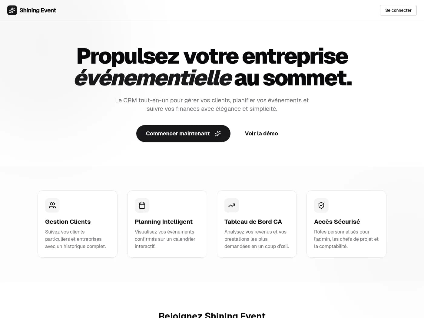 Shining Event CRM