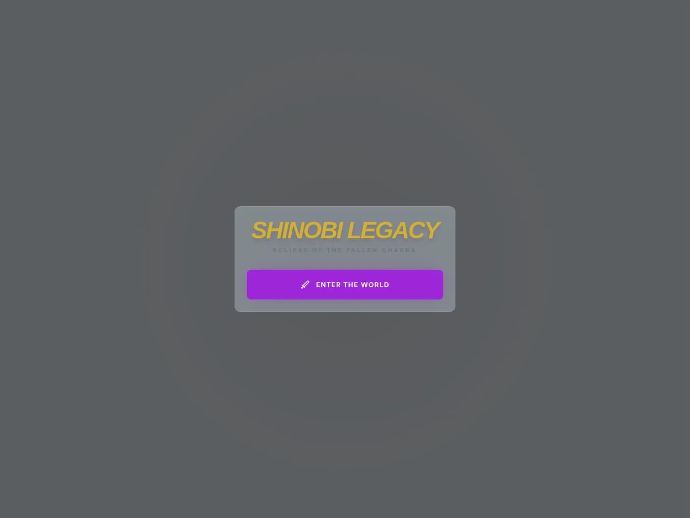 Shinobi Legacy RPG