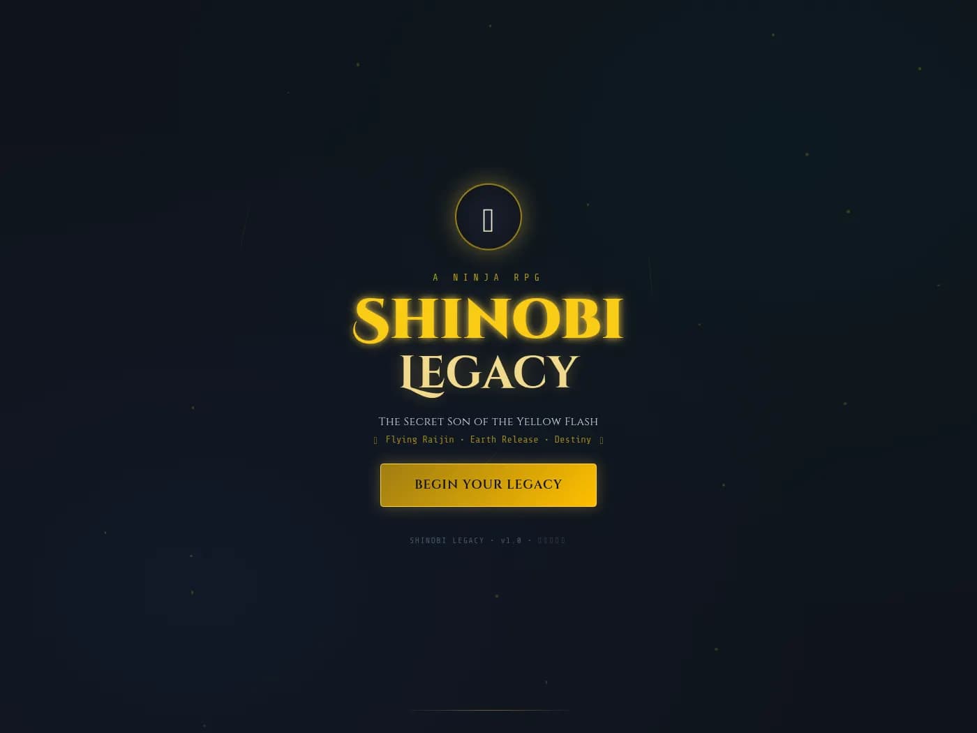 Shinobi Legacy RPG