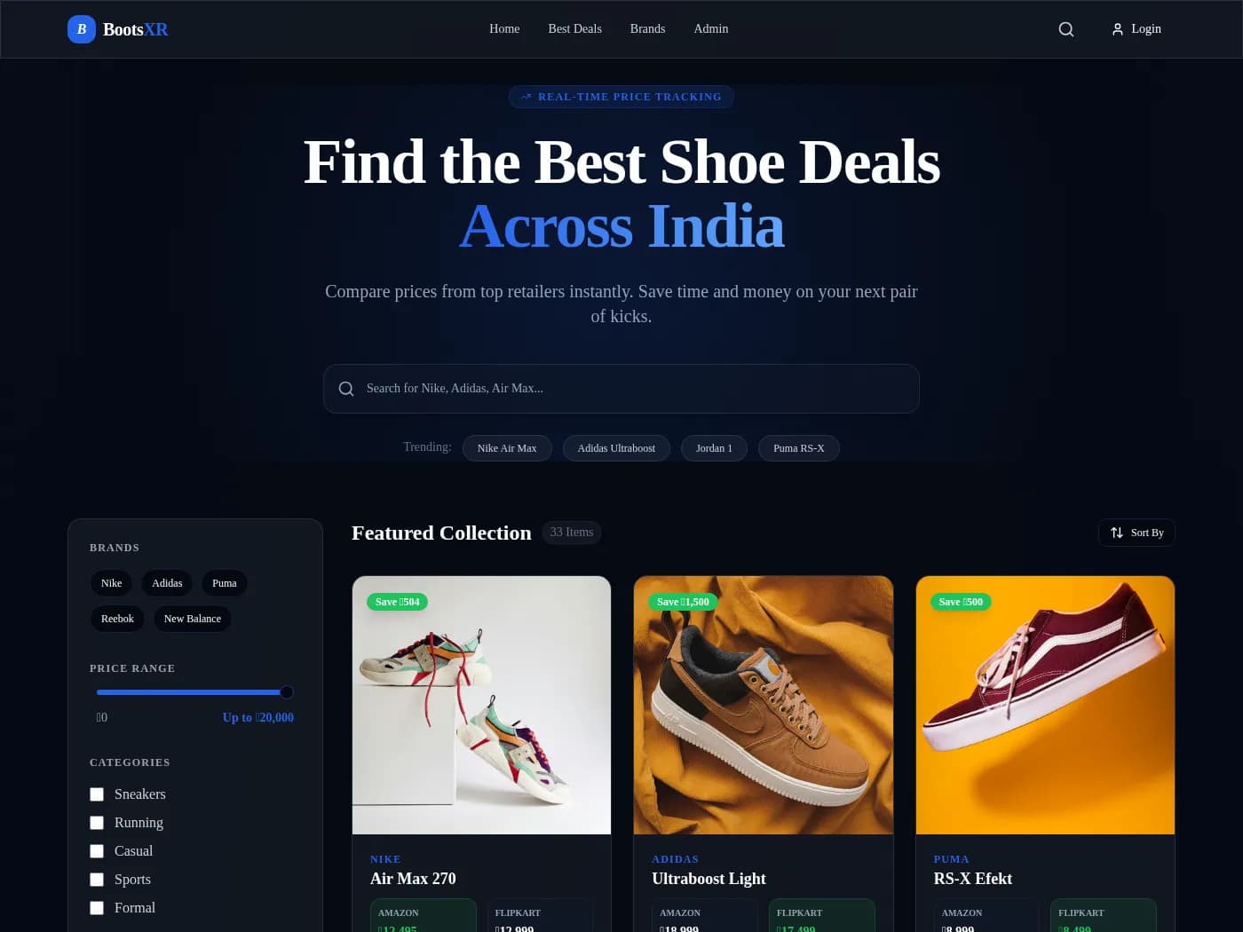 BootsXR Shoe Compare