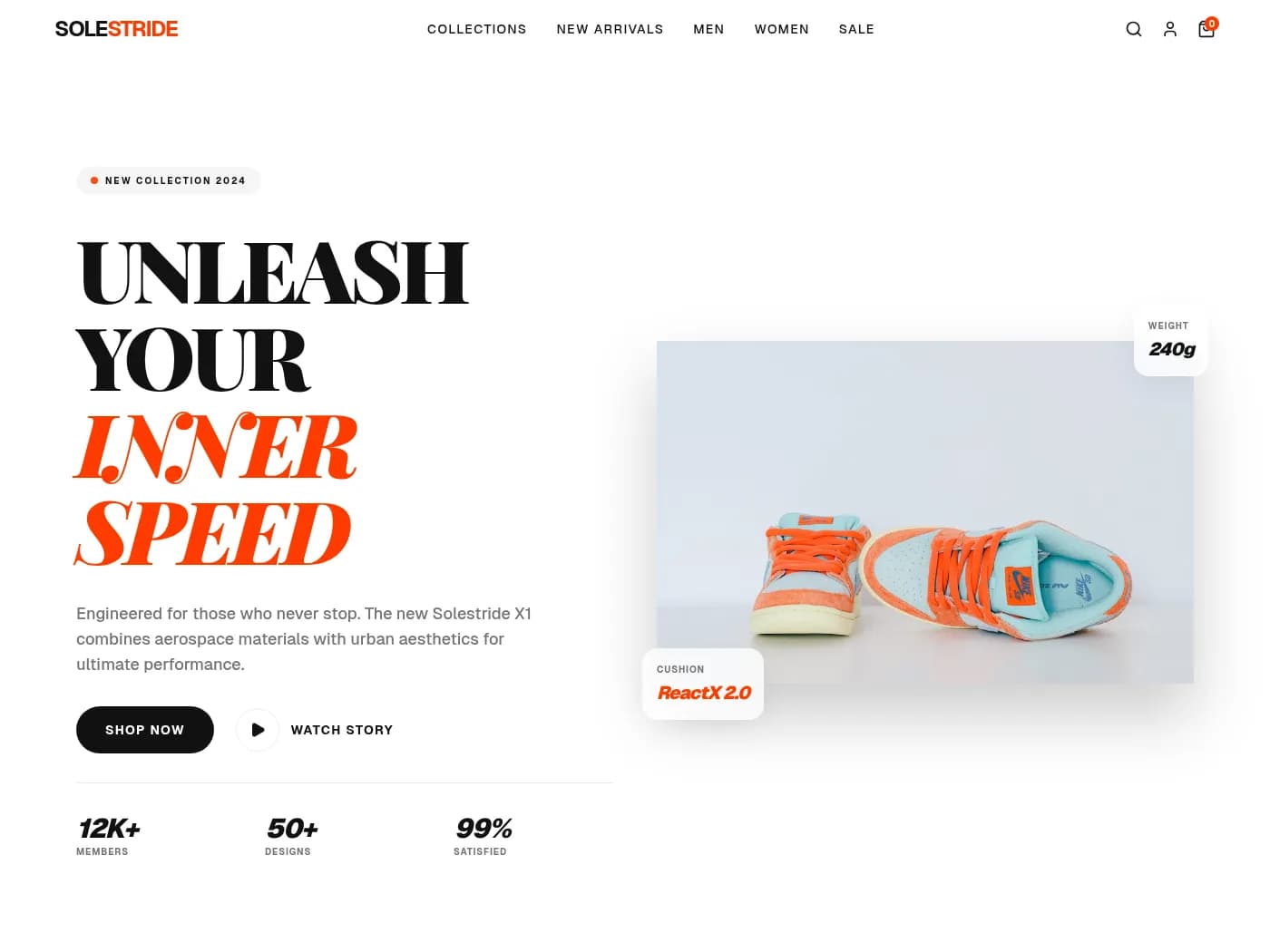 Shoe Landing Page