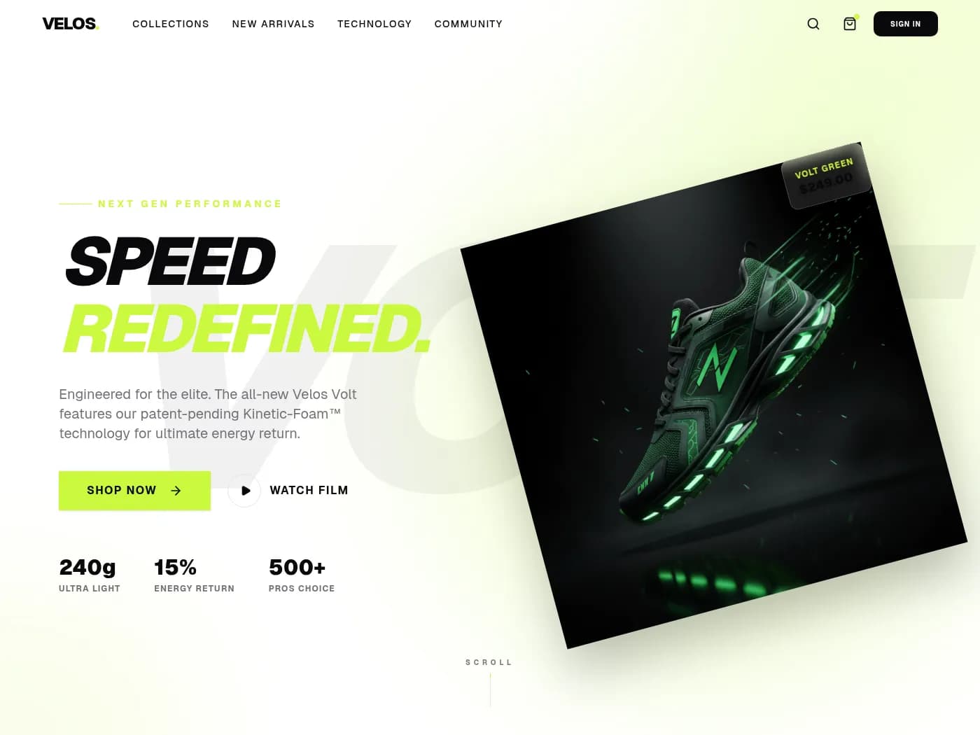 Shoe Shop Landing Page