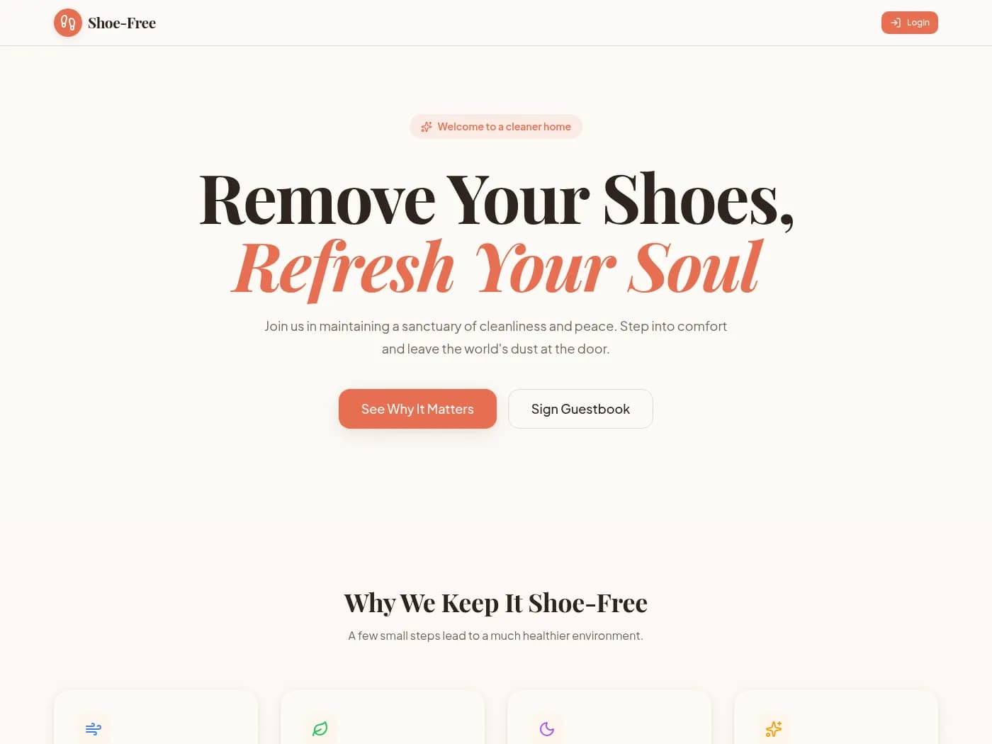 Shoe-Free Reminder