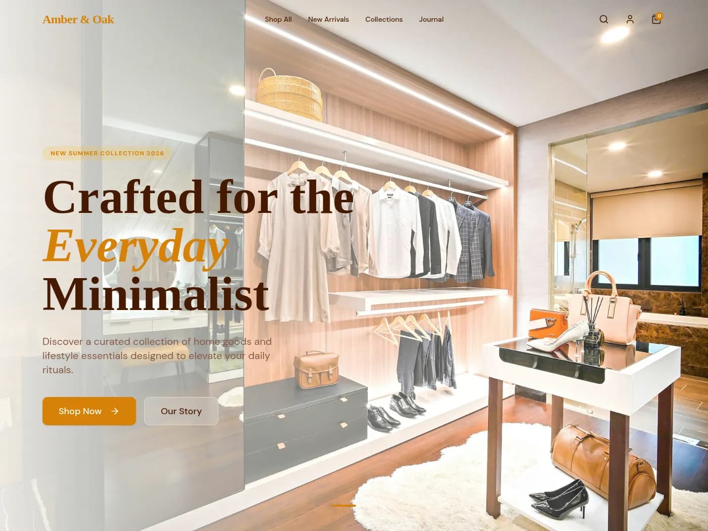 Shop Landing Page