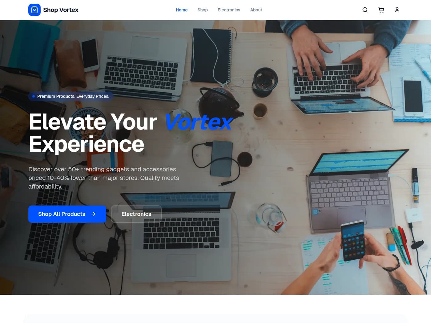 Shop Vortex E-Commerce