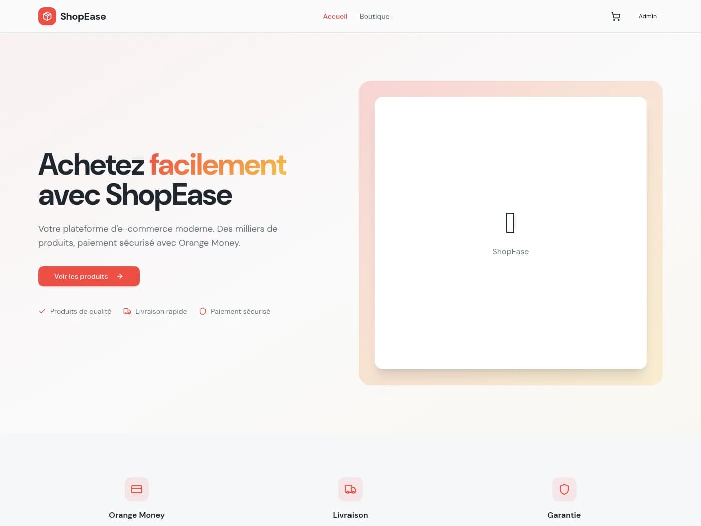 ShopEase Platform