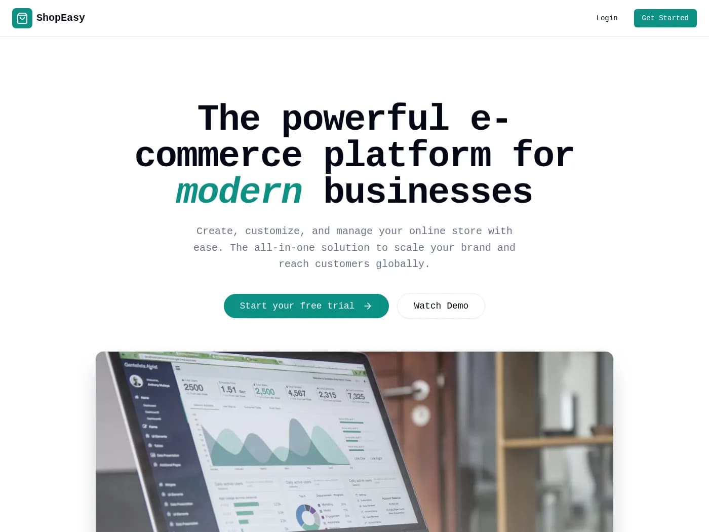 ShopEasy Commerce