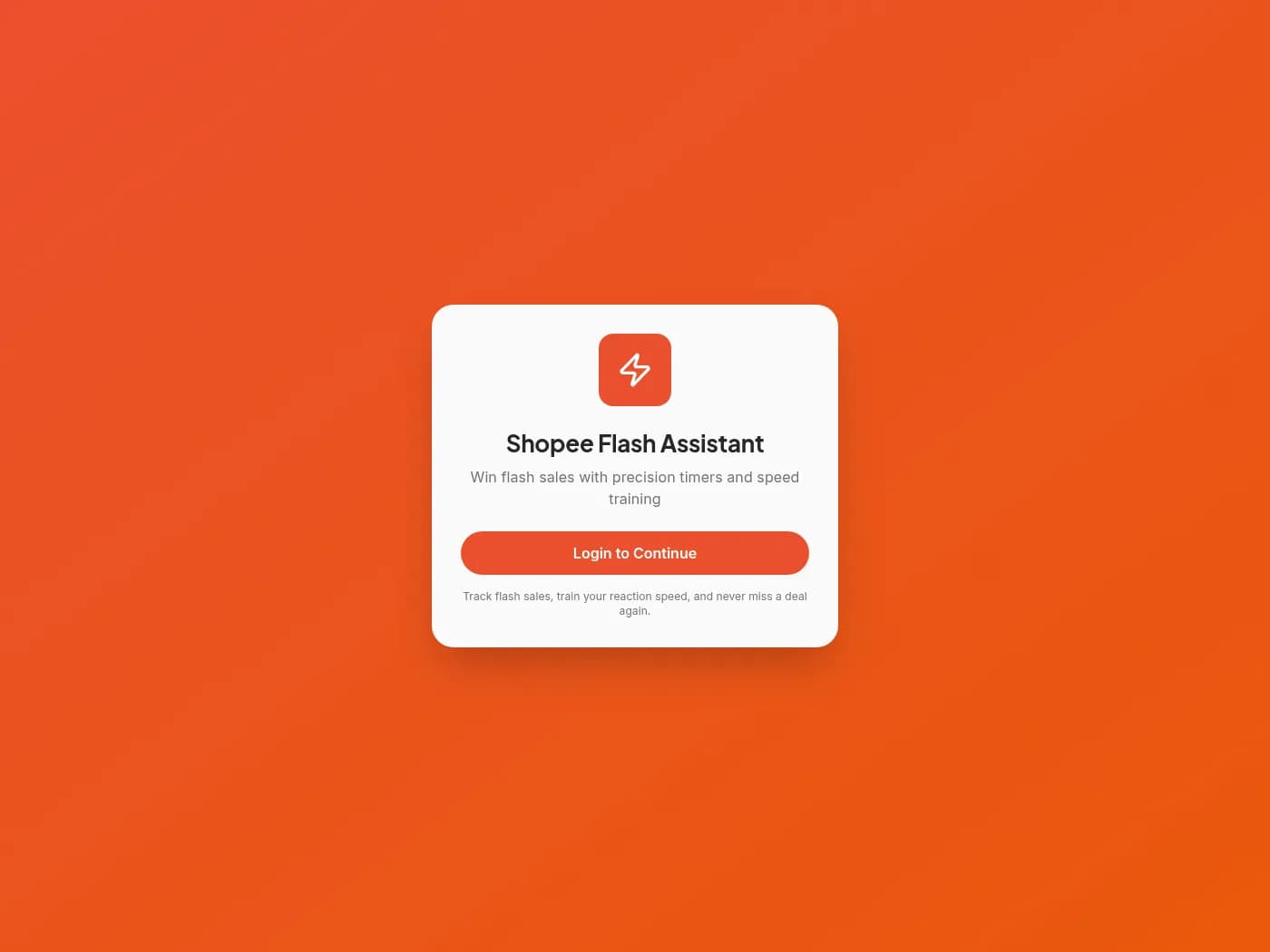 Shopee Flash Sale Bot