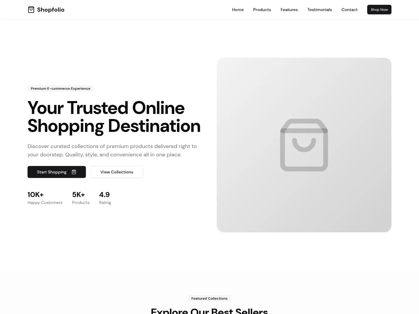 Shopfolio Web Presence