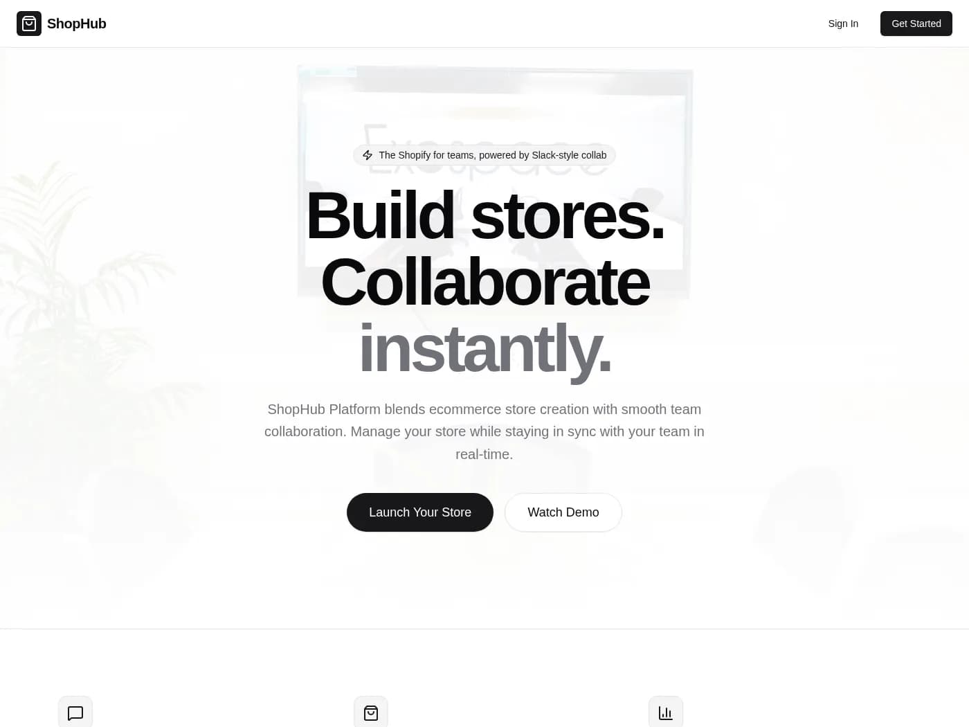 ShopHub Platform