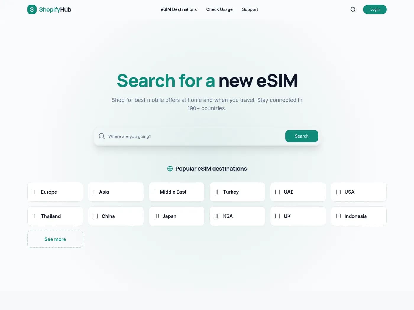 Shopify Mobile Hub