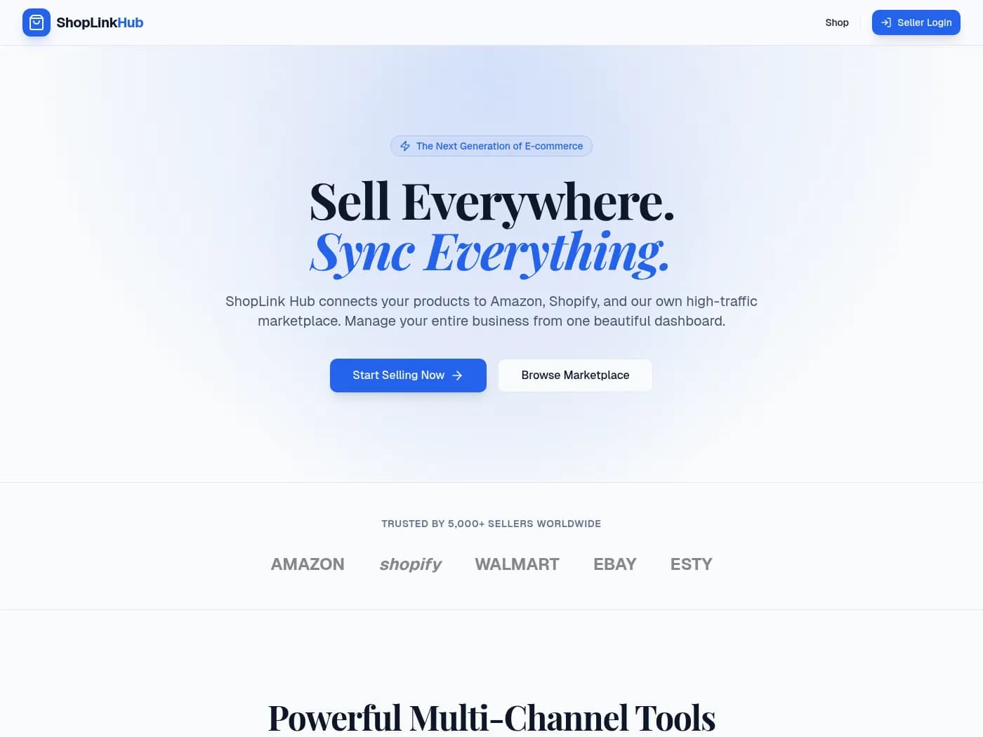 ShopLink Hub