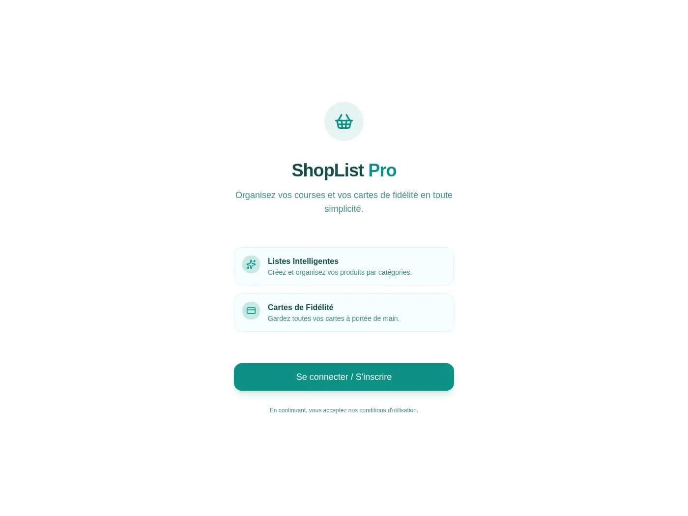 ShopList Pro