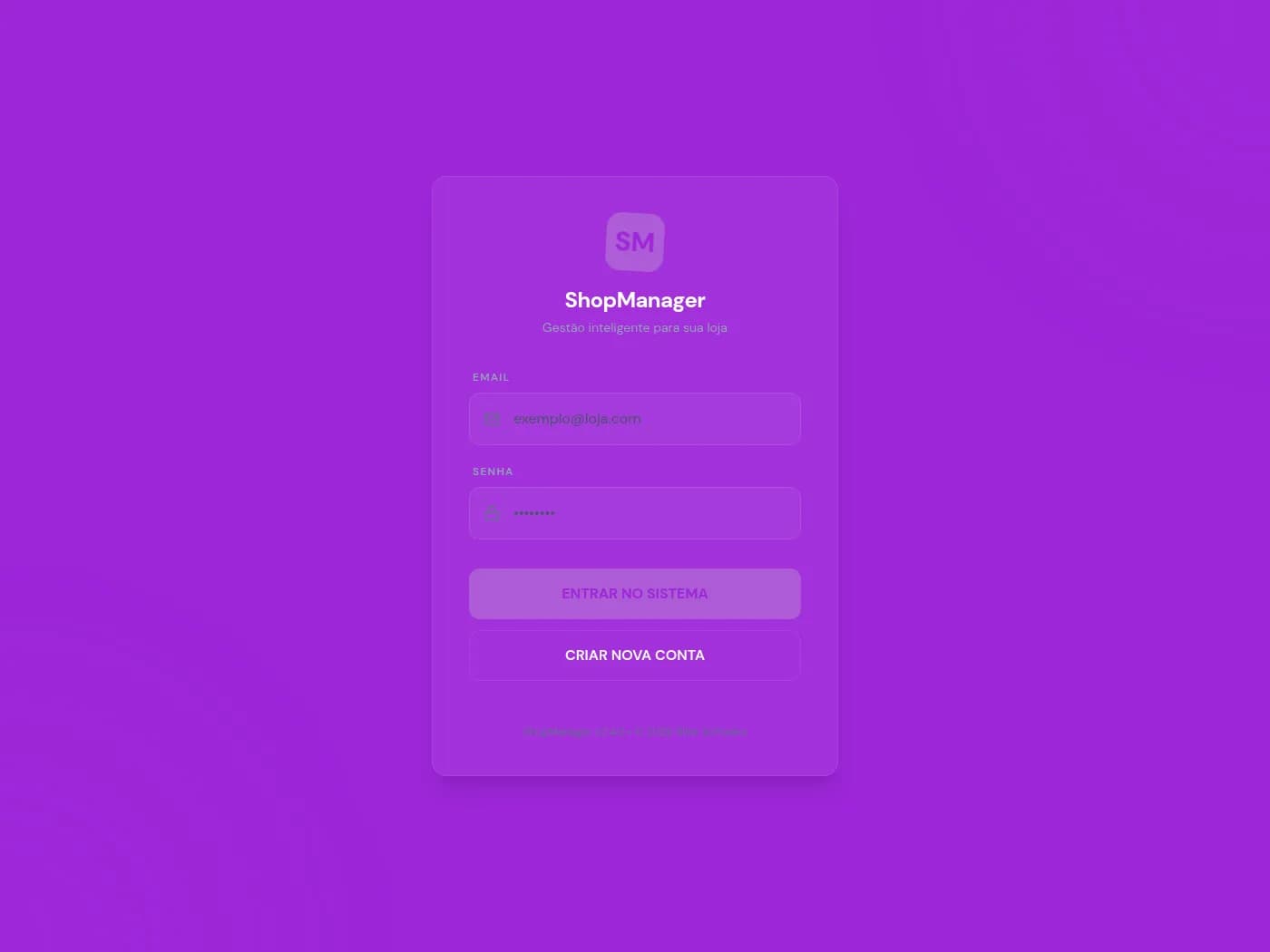 ShopManager Prototype
