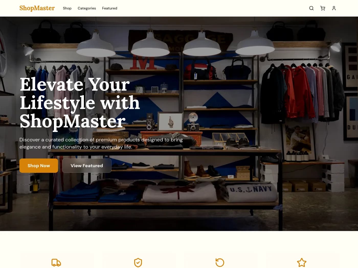 ShopMaster E-Commerce