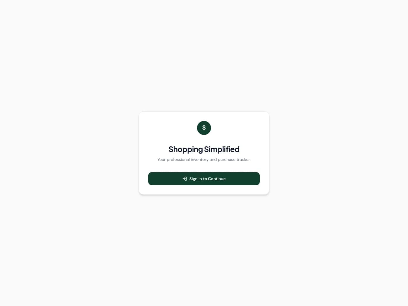 Shopping Simplified