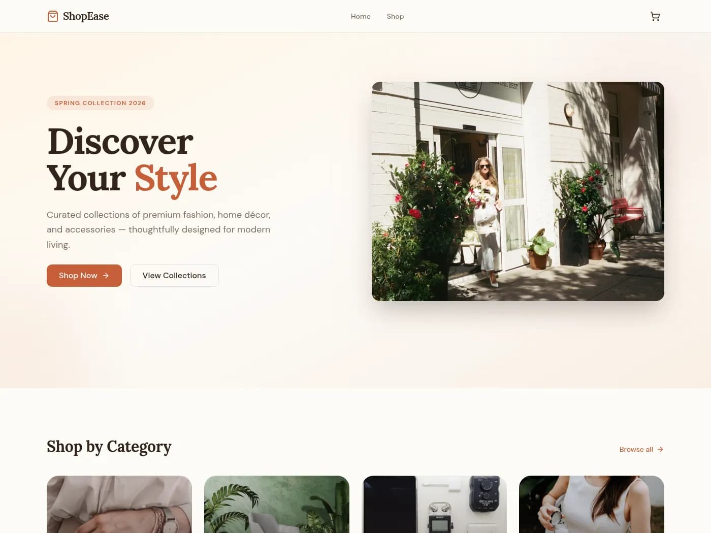 ShopEase Website