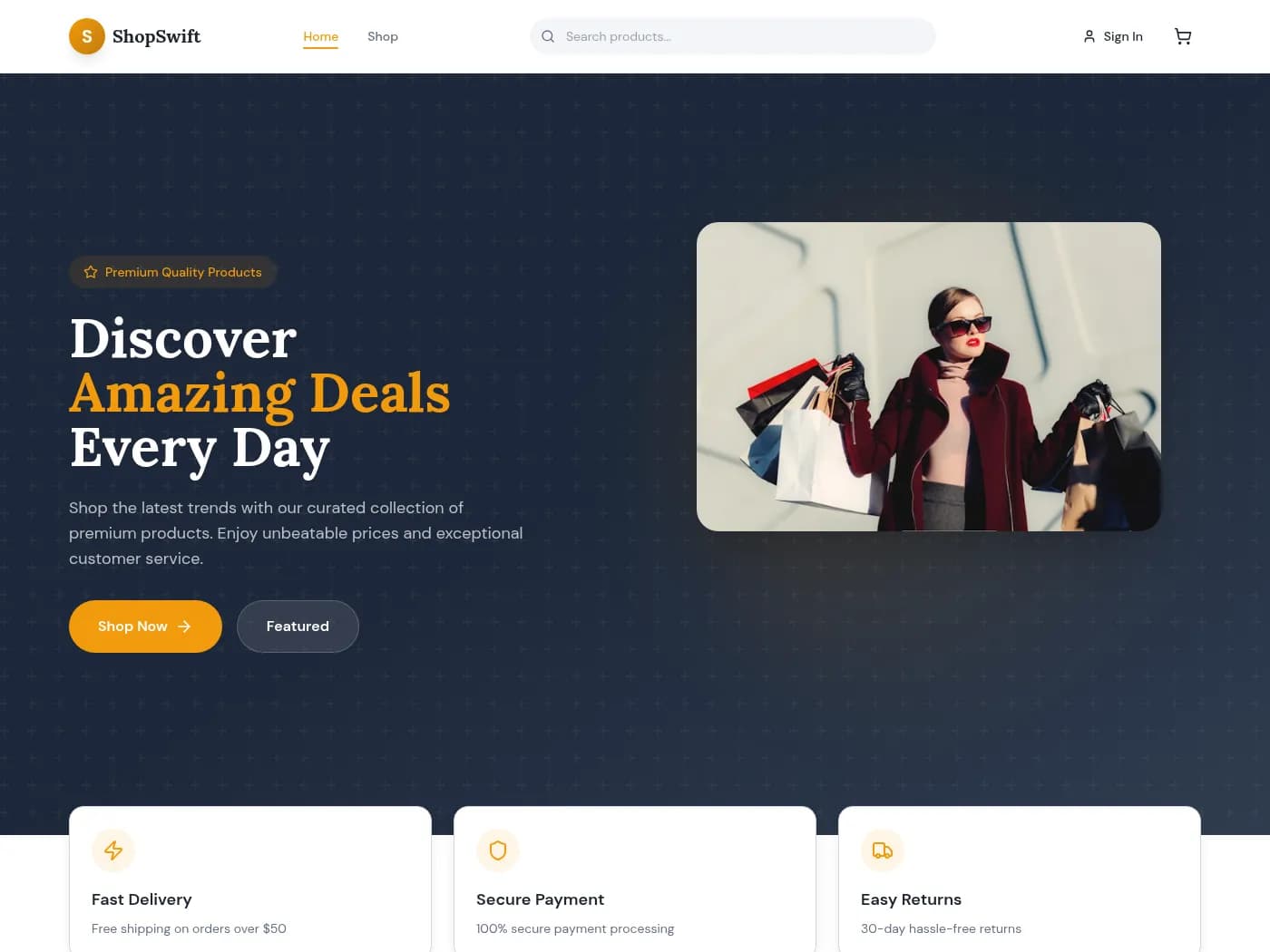 ShopSwift E-Commerce