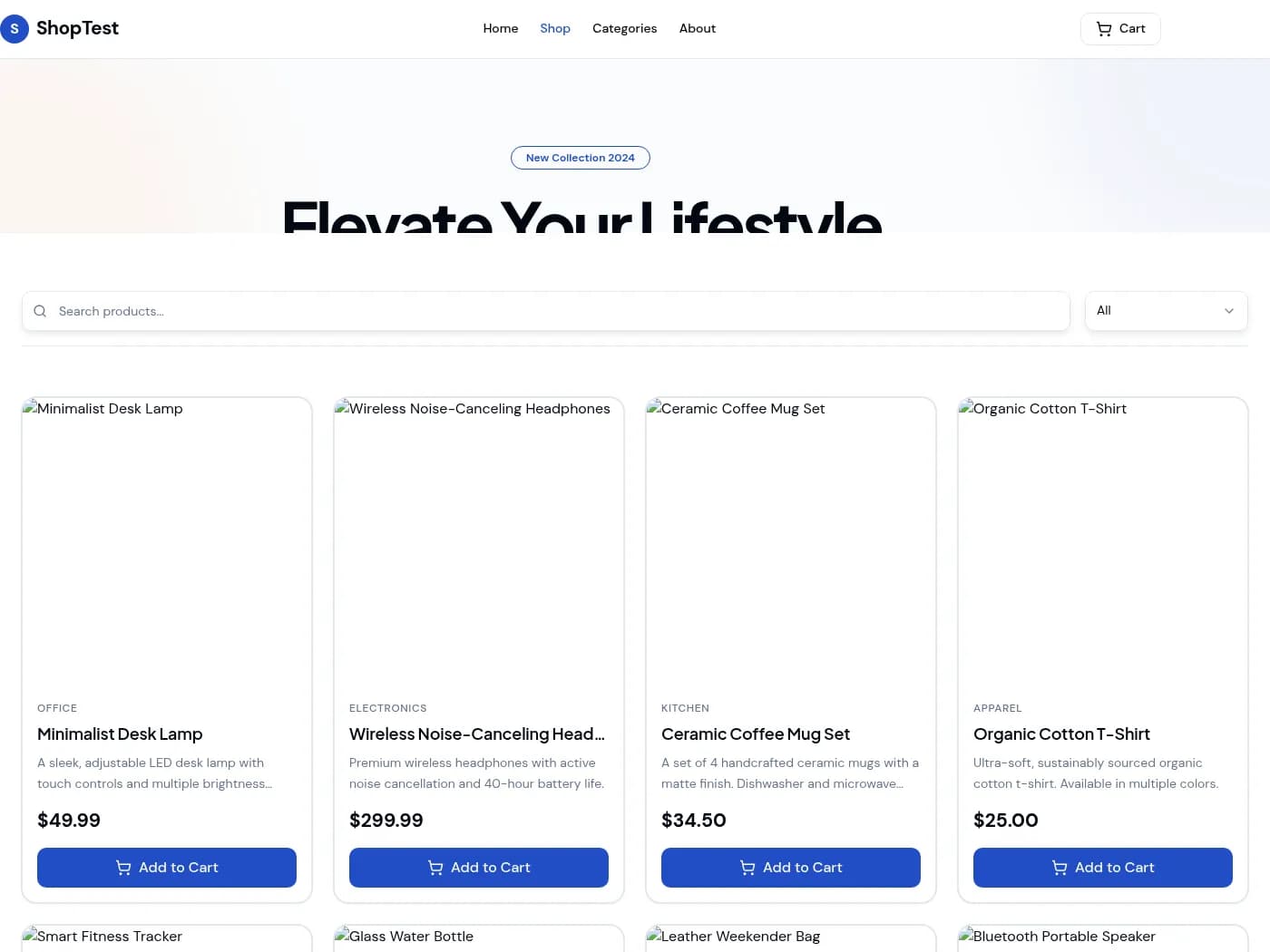 ShopTest E-Commerce