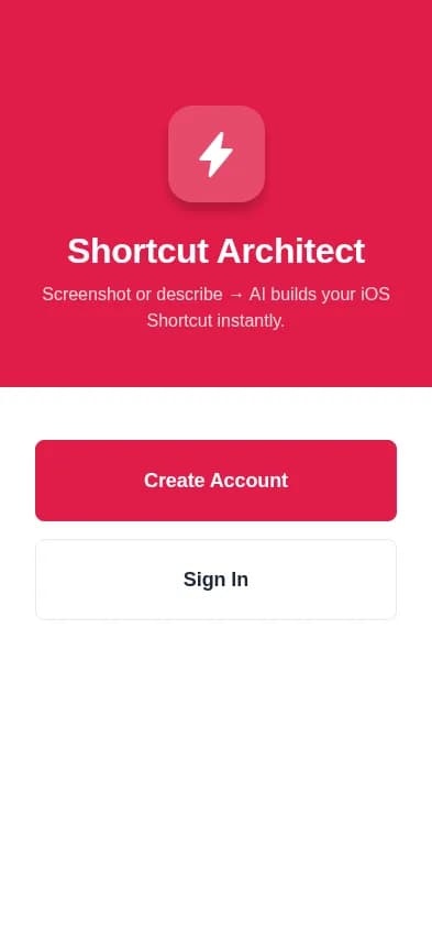 Shortcut Builder App