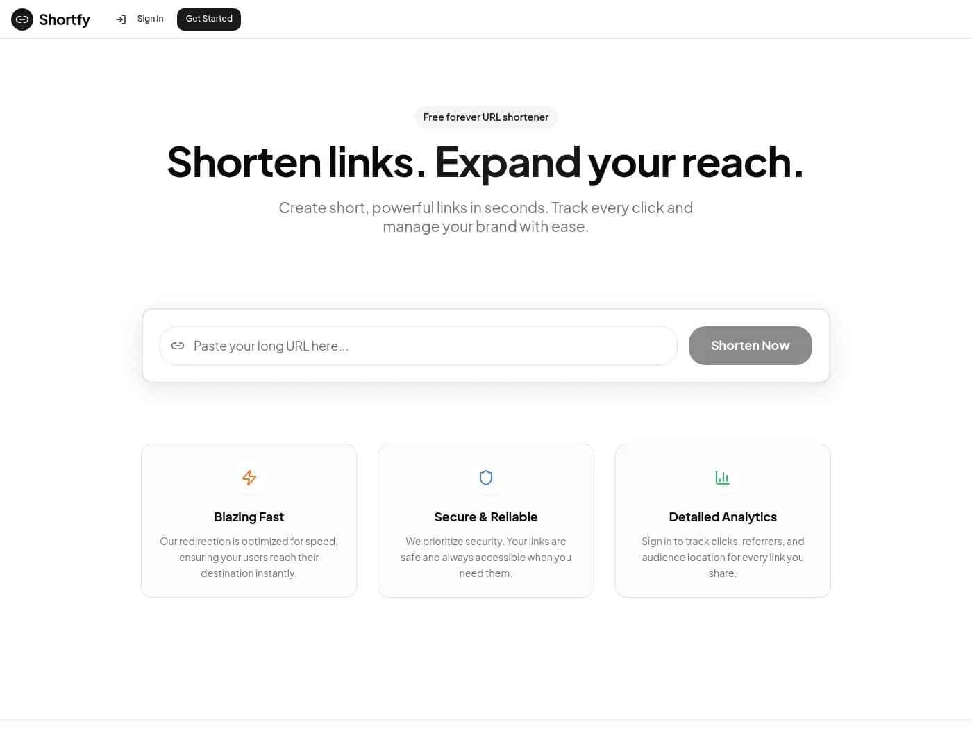 Shortfy Free Alternative