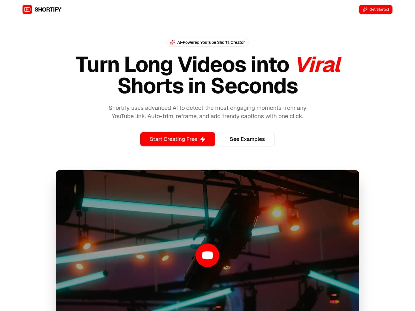 Shortify YouTube Shorts Maker