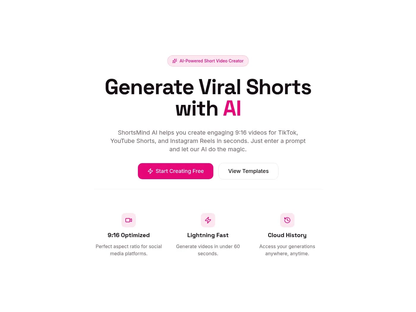 Shorts AI Video Maker