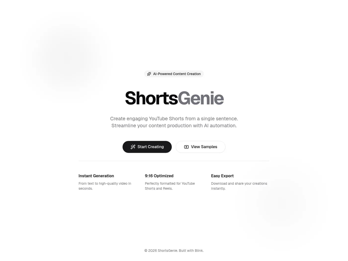ShortsGenie