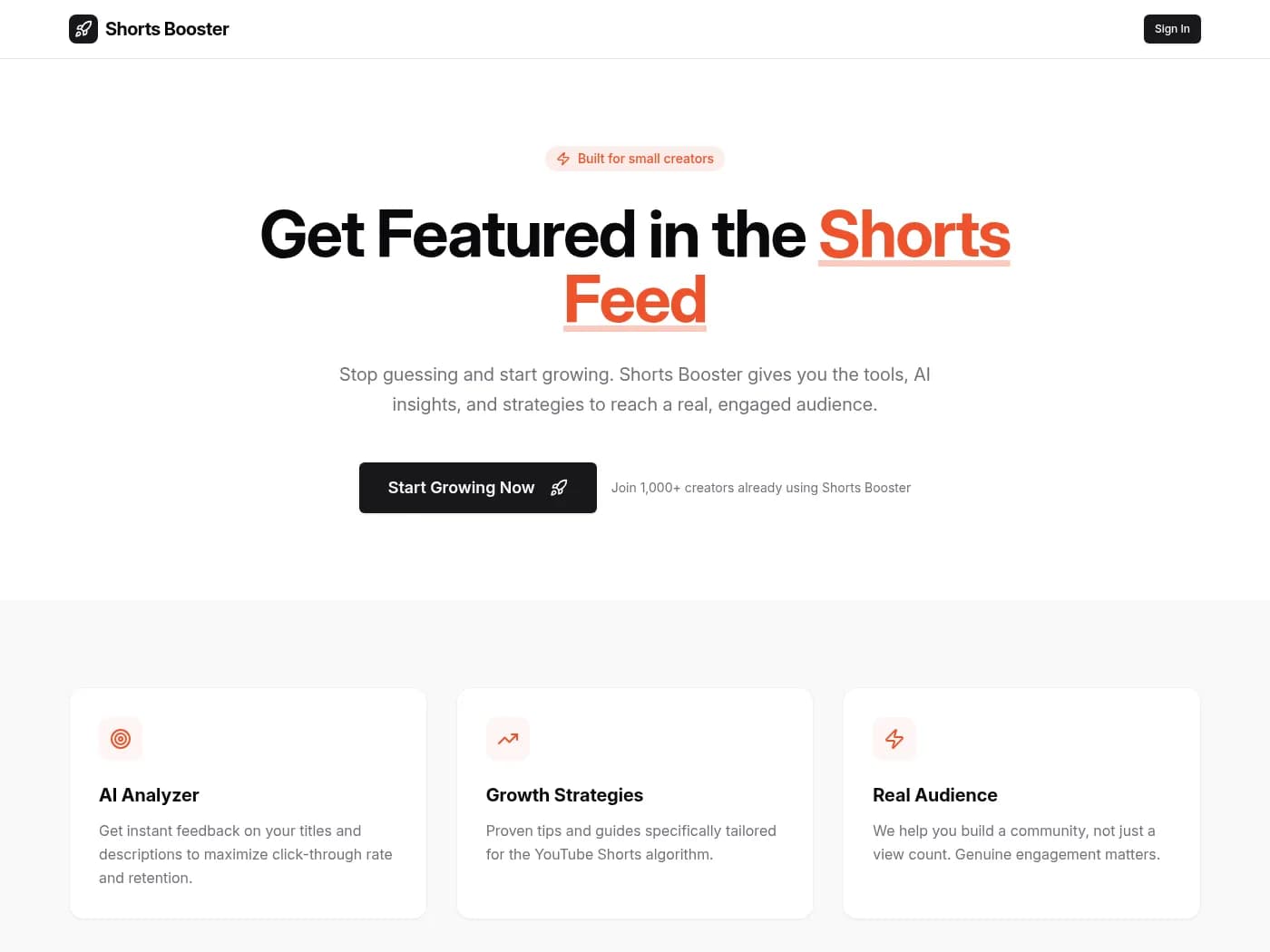 Shorts Booster