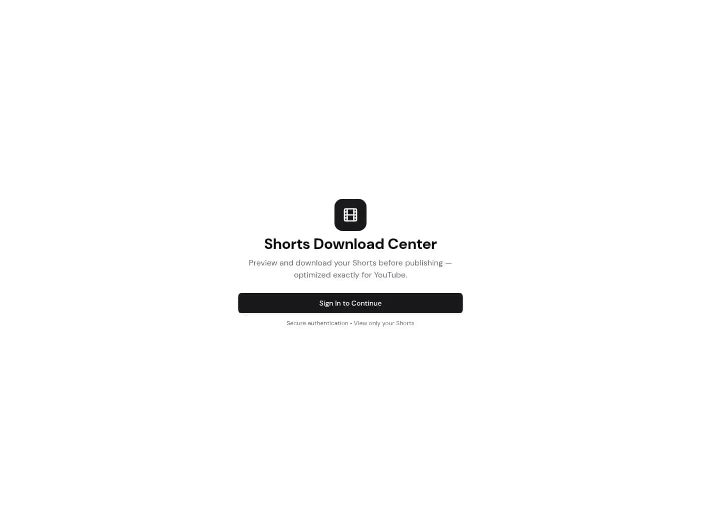 Shorts Download Center