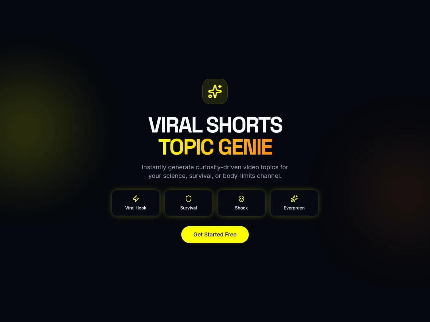 Viral Shorts Topic Genie