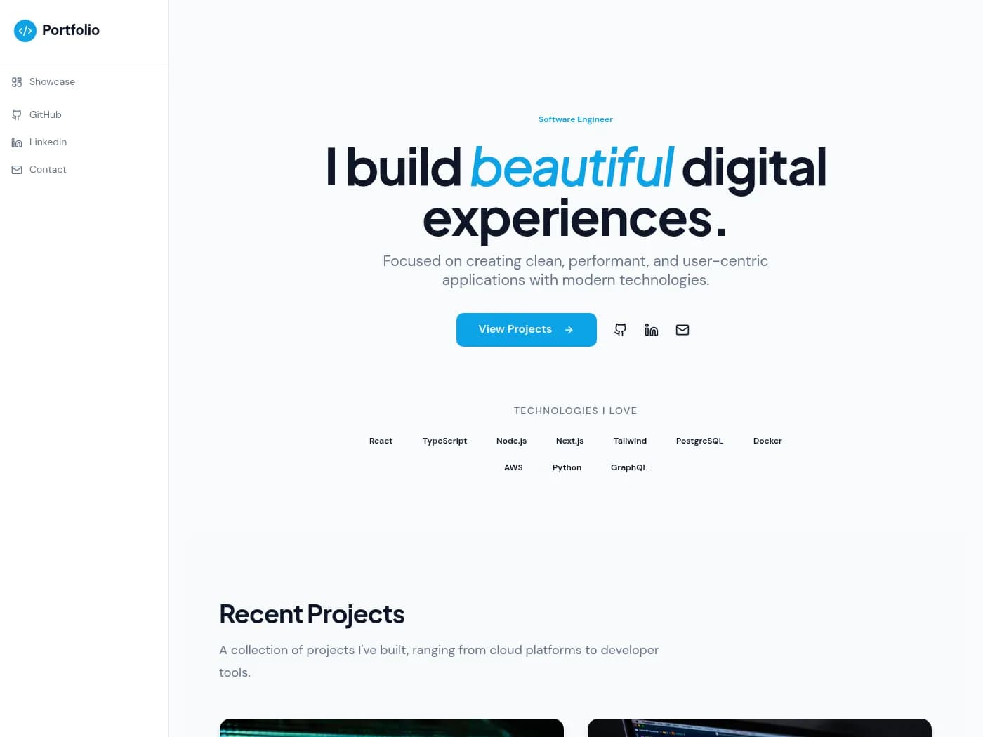 Showcase Portfolio