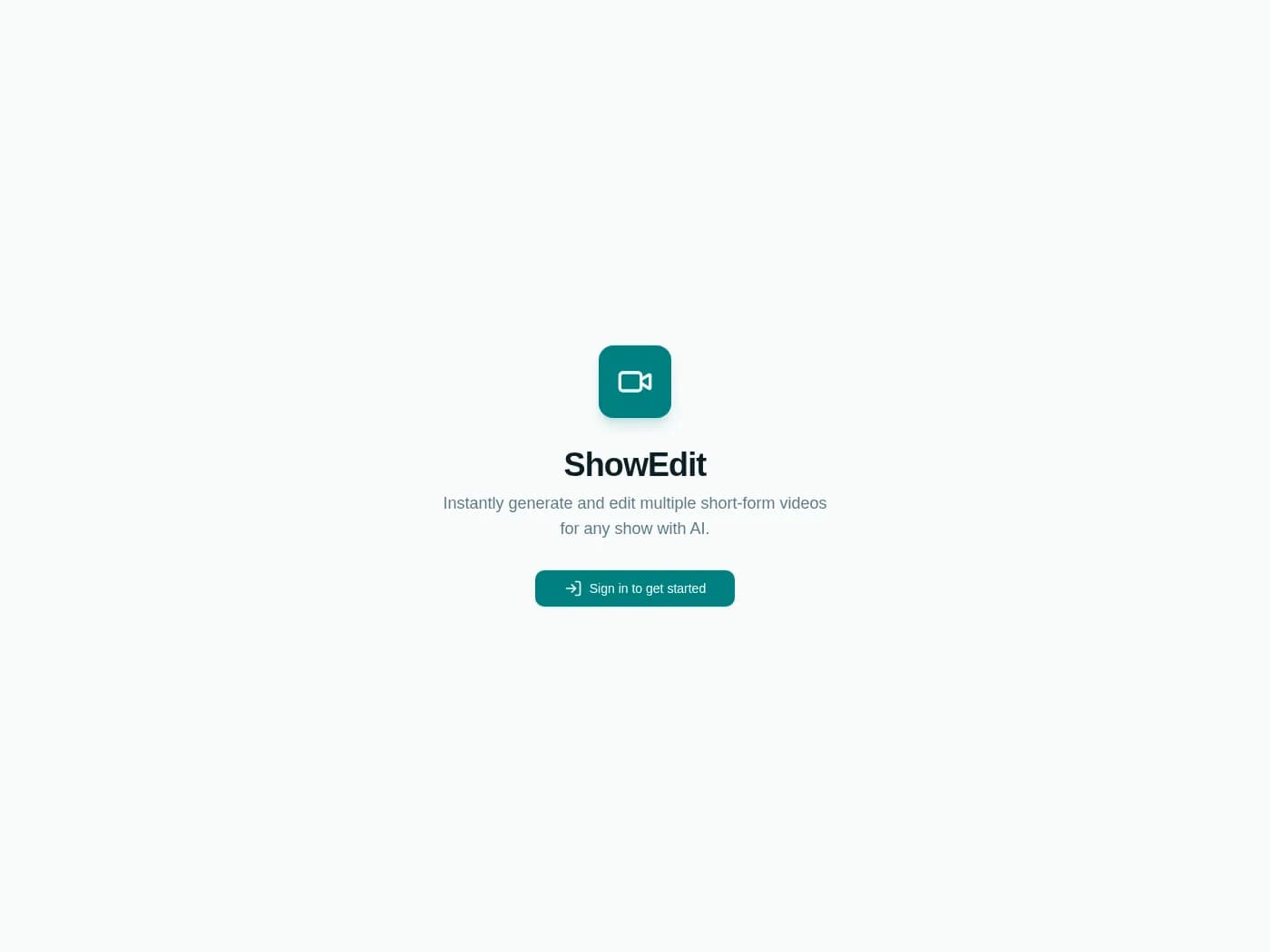 ShowEdit Shorts Generator