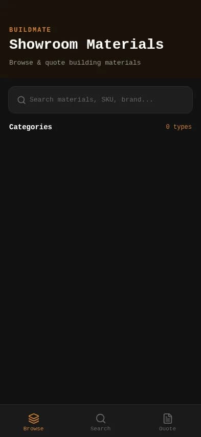 Showroom Quote App