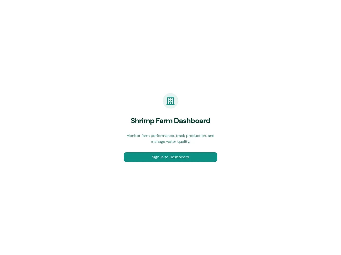 Shrimp Farm Dashboard