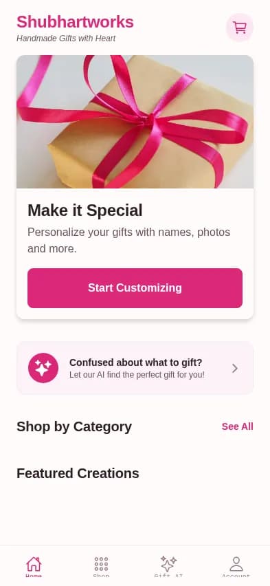 Shubhartworks Gift App