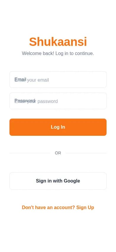Shukaansi Dating App