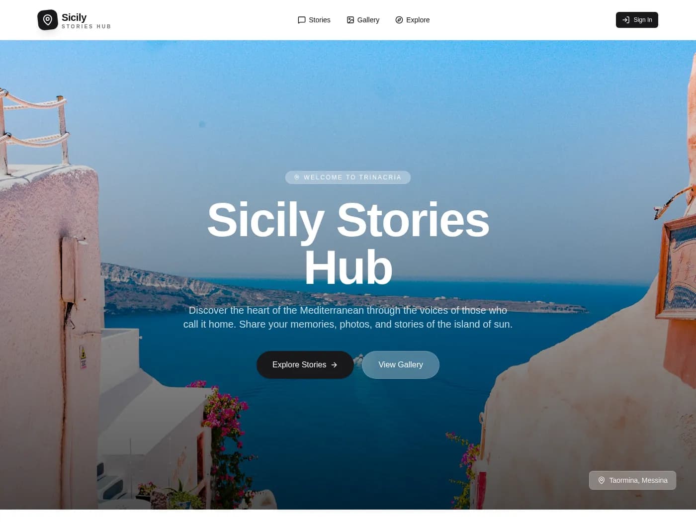 Sicily Stories Hub