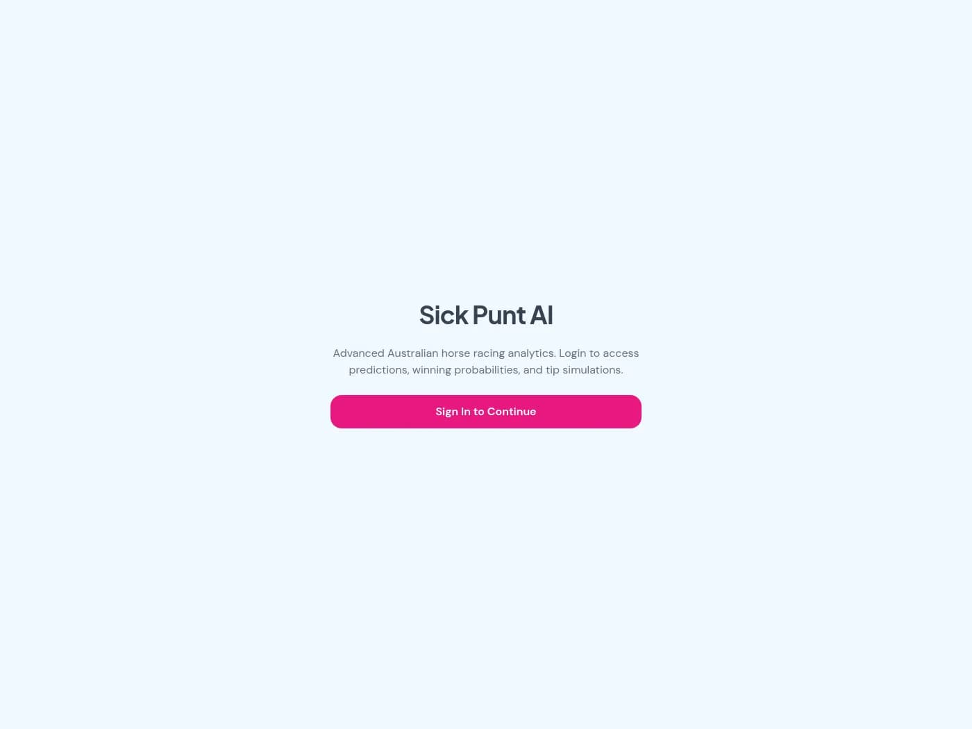 Sick Punt Racing AI
