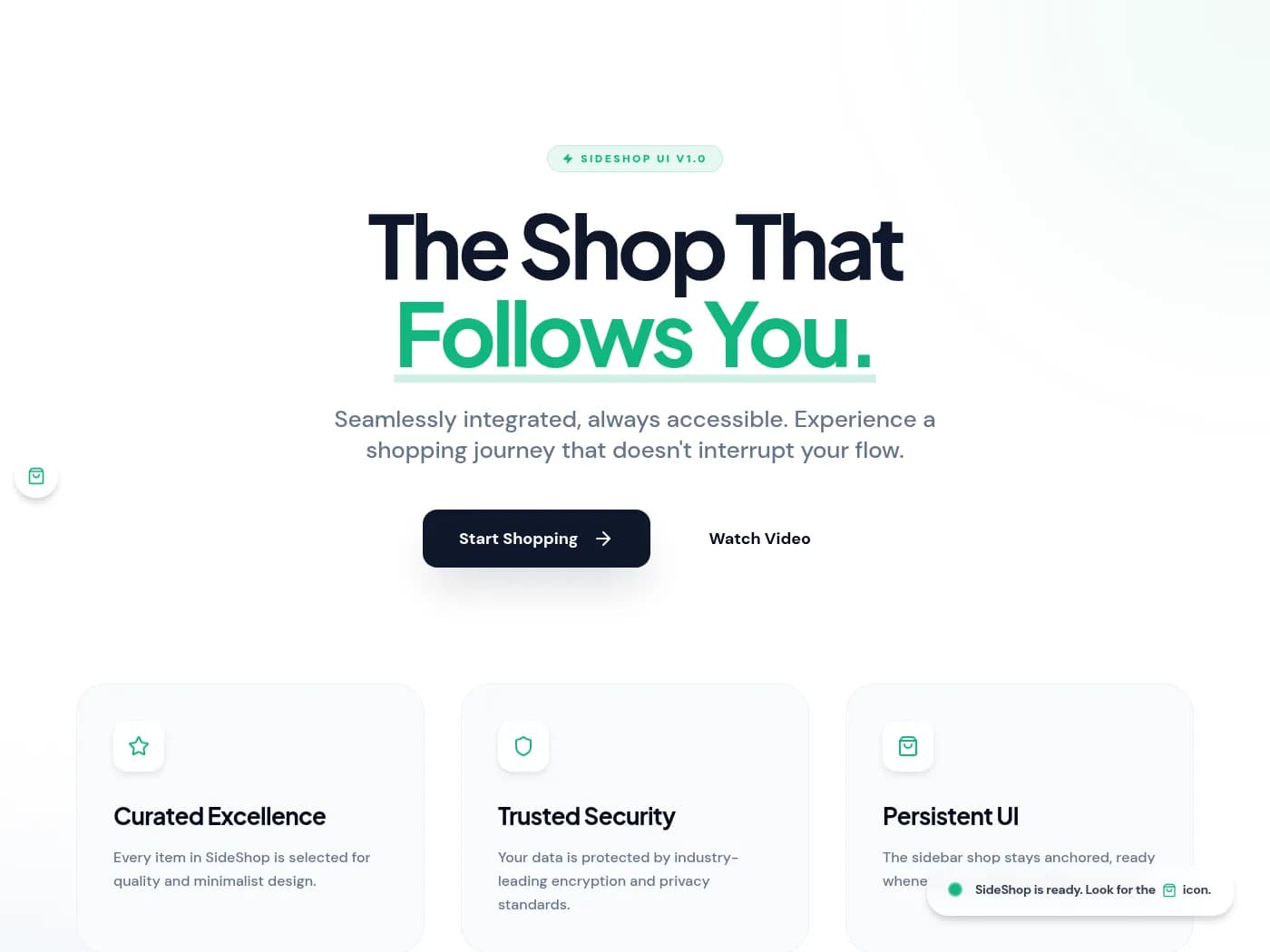SideShop UI