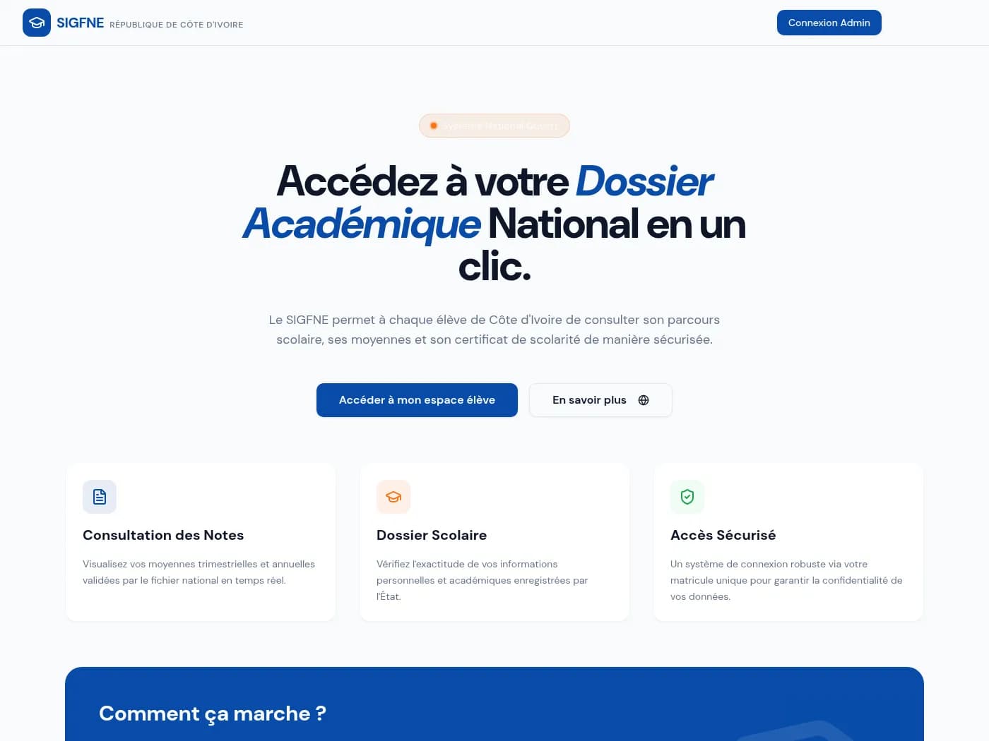 SigFNE Student Login