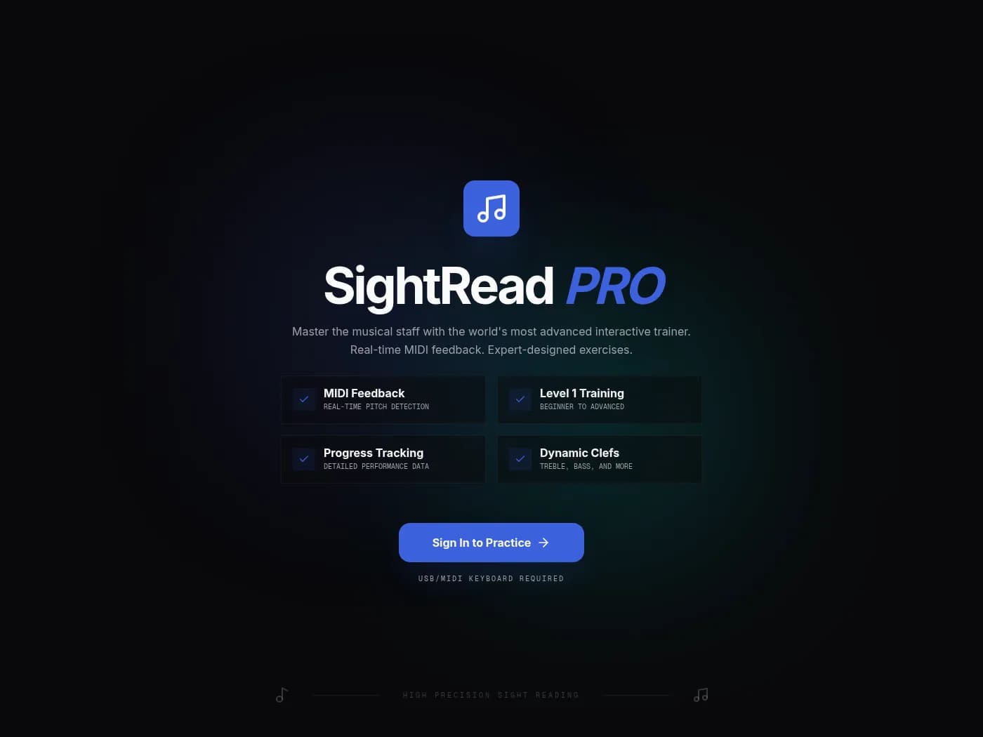 SightRead Pro Trainer