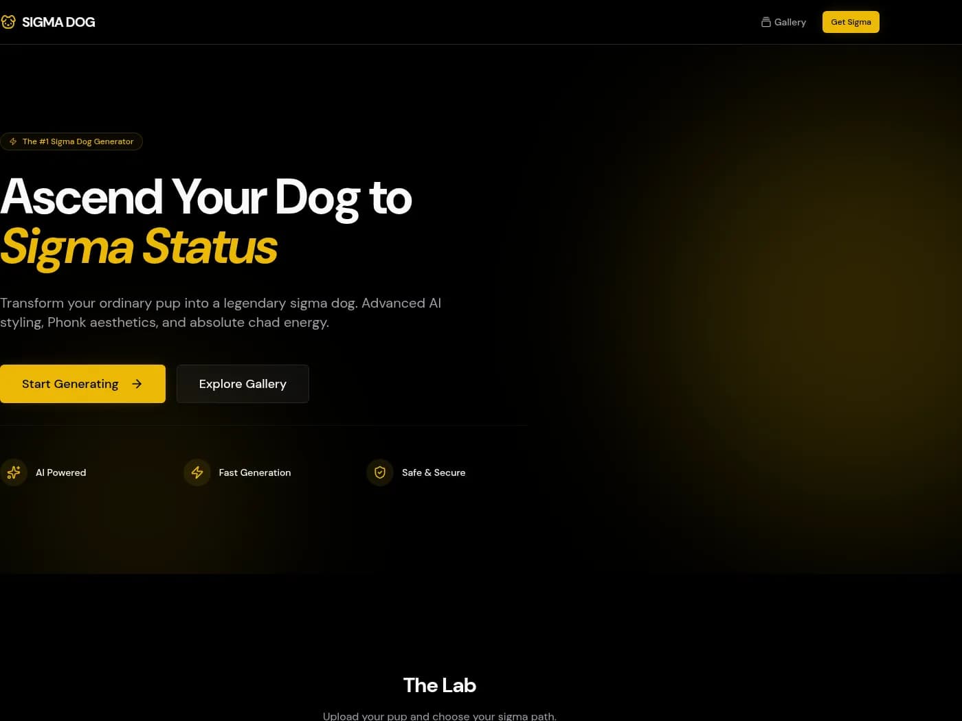 Sigma Dog Generator