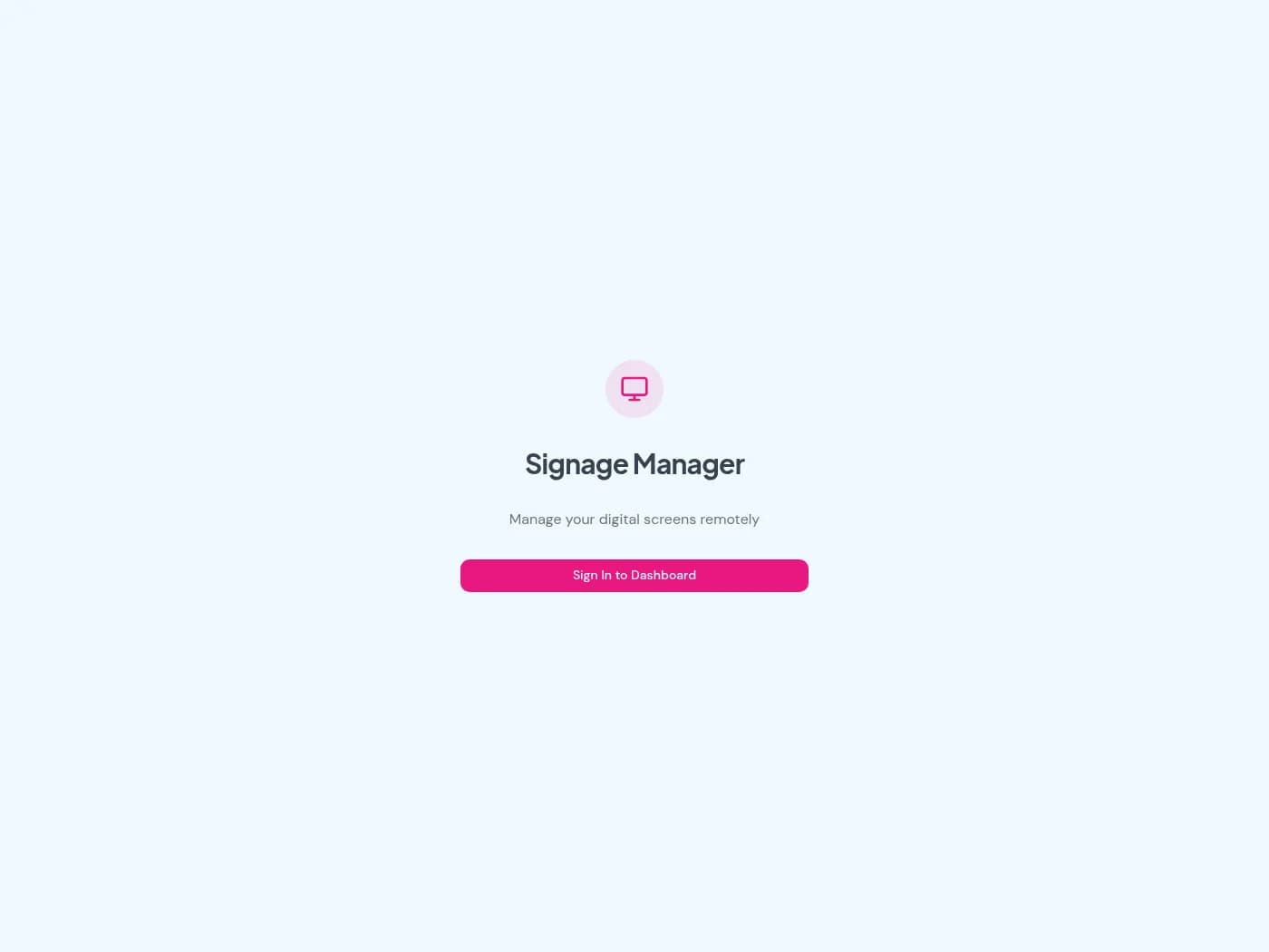 Signage Manager Suite