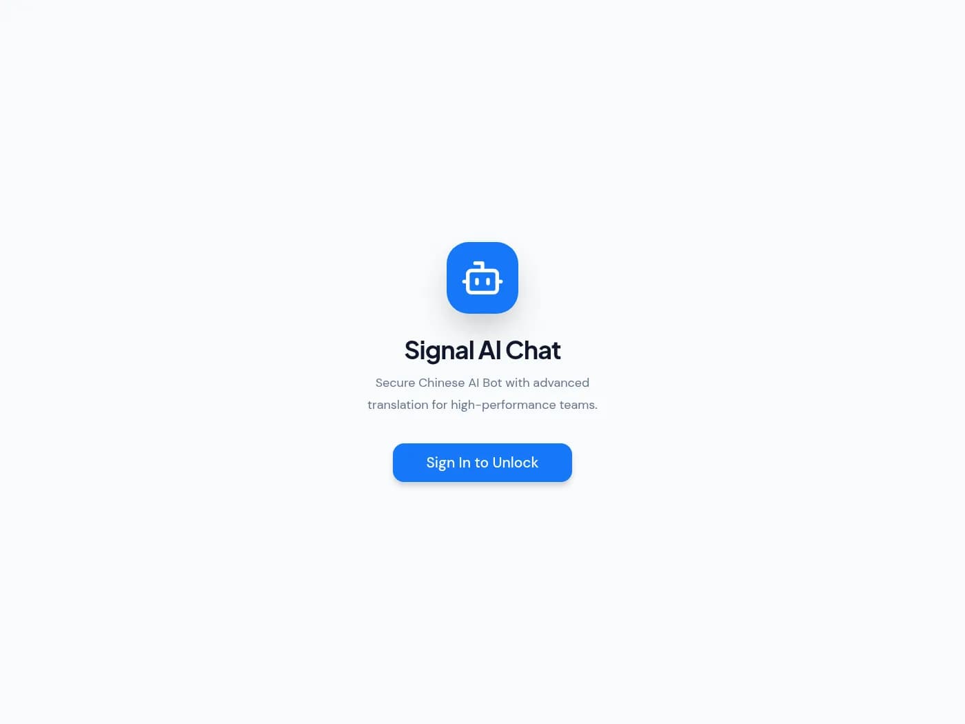Signal AI Chat Unlocker