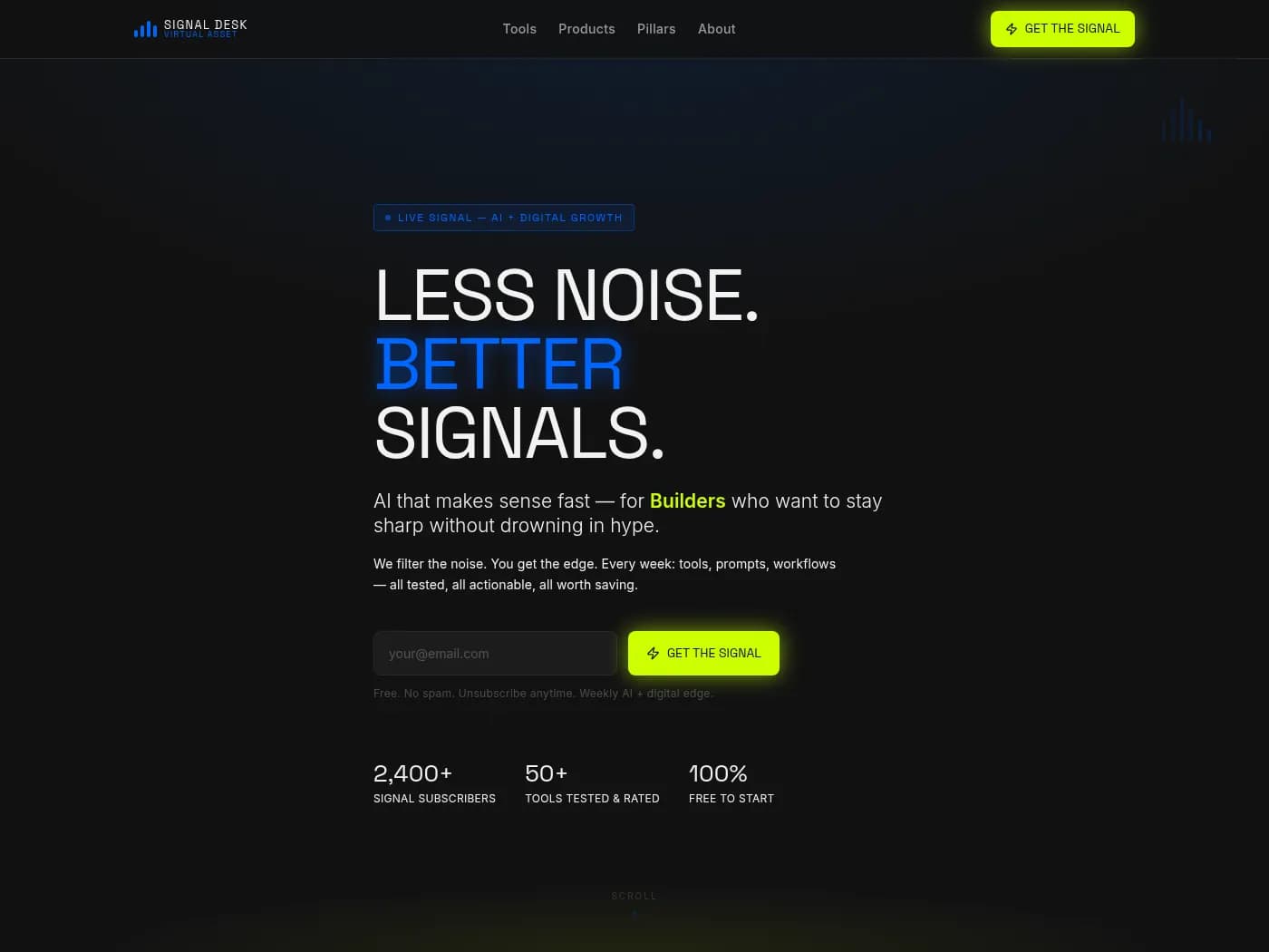 Signal Desk Website